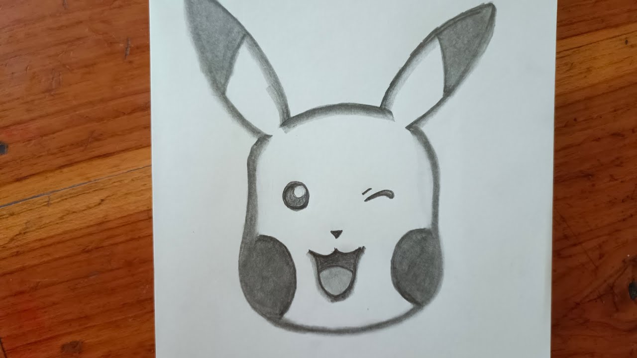 How to draw pikachu in creative way||Beginners drawing tutorials step ...