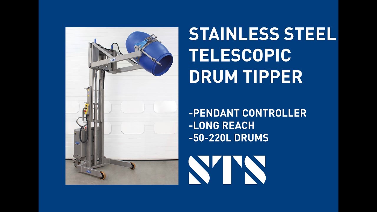 Stainless Steel Telescopic Drum Tipper (STE02-DRH01-SS-PENDENT ...