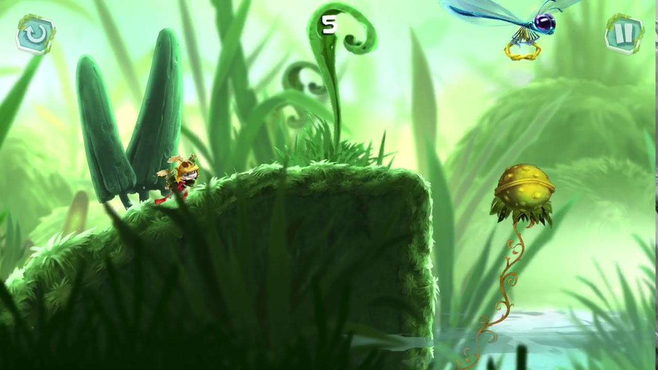 Rayman Mini 3-2 Dragonflies Party - YouTube