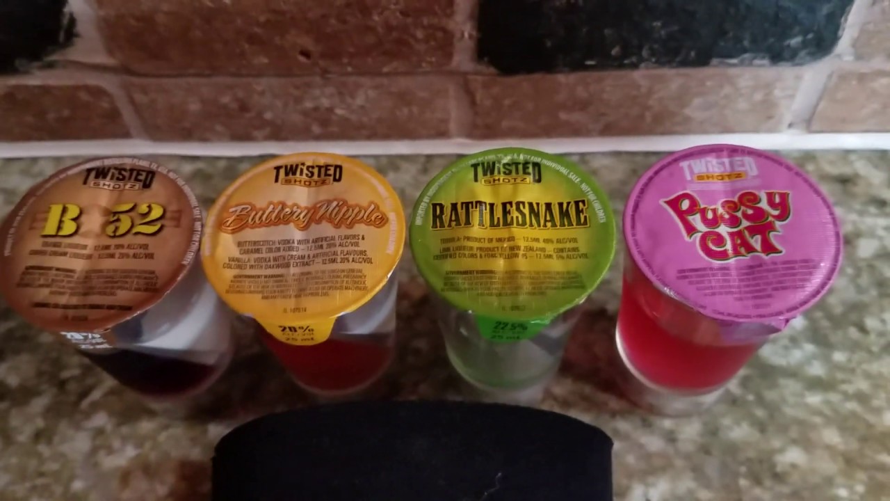 Information About Twisted Shots Shotz Flavors - YouTube