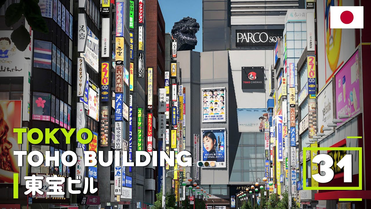 Toho Building : Cities skylines : Tokyo [EP 31] - YouTube