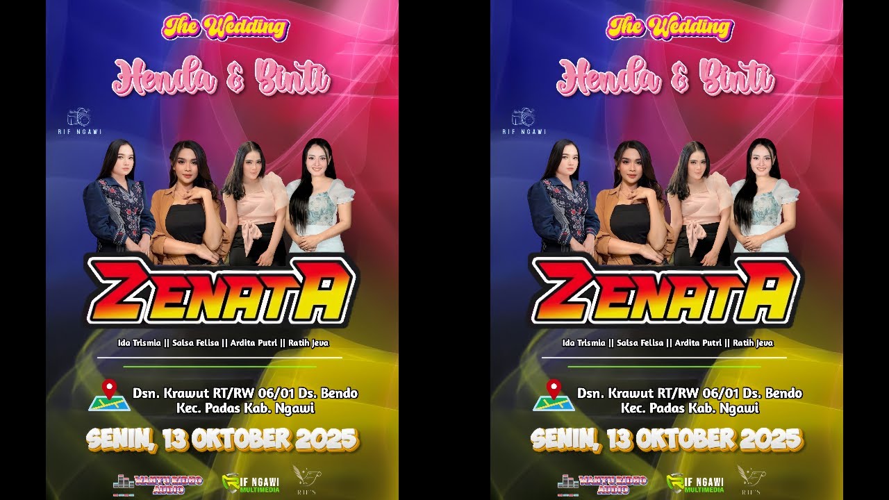 🔴🔵 LIVE STREAMING || Om. ZENATA || Wedding HENDRA & BINTI || In KRAWUT ...