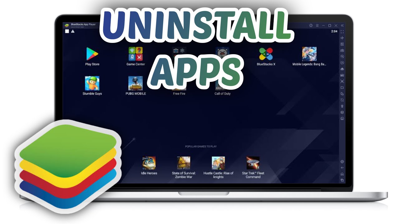 How to Uninstall Apps in Bluestacks - YouTube