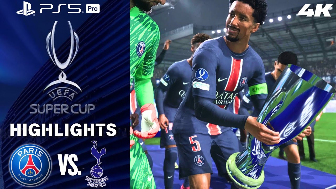 FC 25 - PSG vs. Tottenham Hotspur | UEFA Super Cup 24/25 Final | Match ...