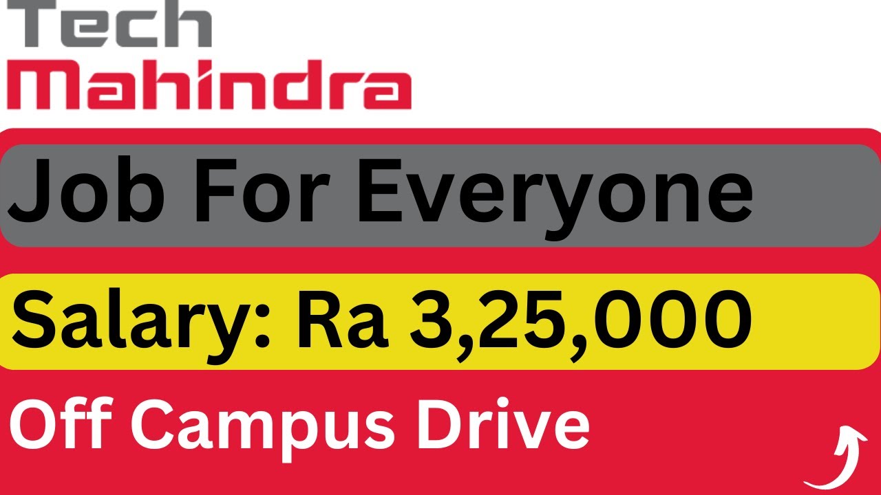 Tech Mahindra Jobs For Freshers | Tech Mahindra Recruitment 2022 For ...