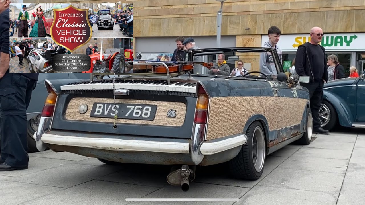 Inverness Vintage Car Show 2023 - YouTube