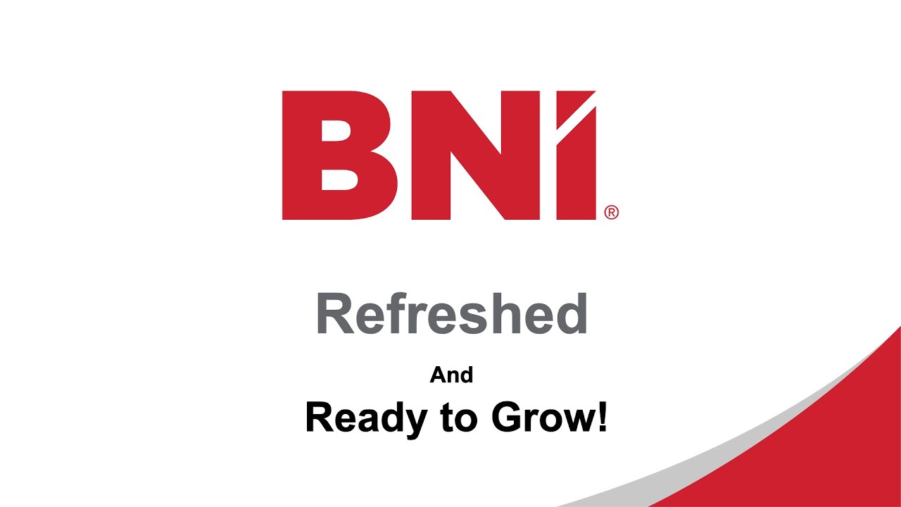 BNI Chapter Education Slot on the Brand Refresh - YouTube