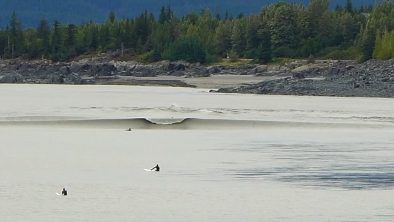 Alaska Tidal Bore Boogie Longest Wave Ever Bodyboarding #boogie50states ...