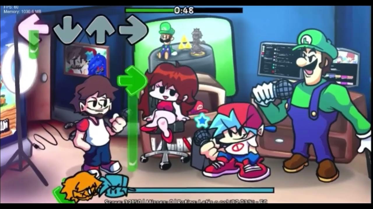 Super Funkin Galaxy Sexy Luigi Fc Youtube
