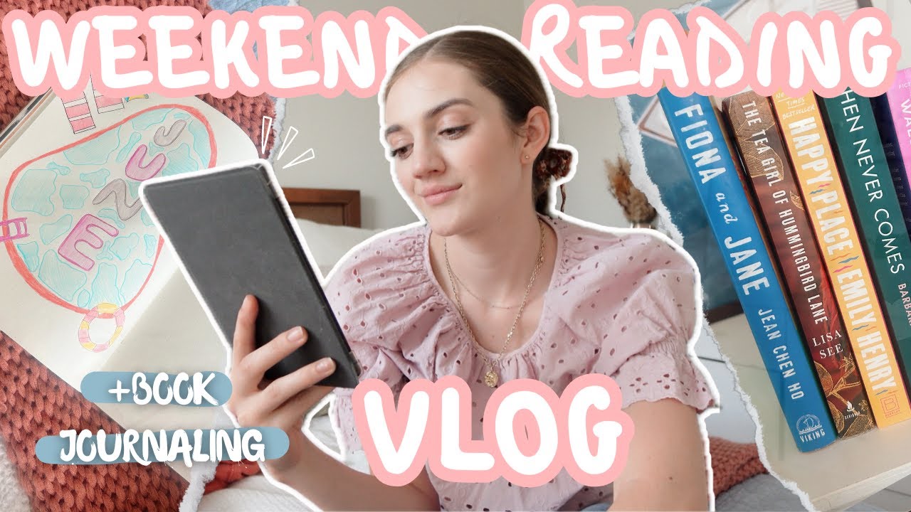 WEEKEND READING VLOG | Summer reading & Book Journaling 📚 - YouTube