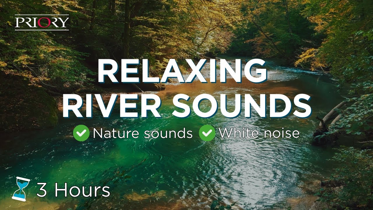 River Sounds for Relaxation | 3 Hours of Nature White Noise - YouTube