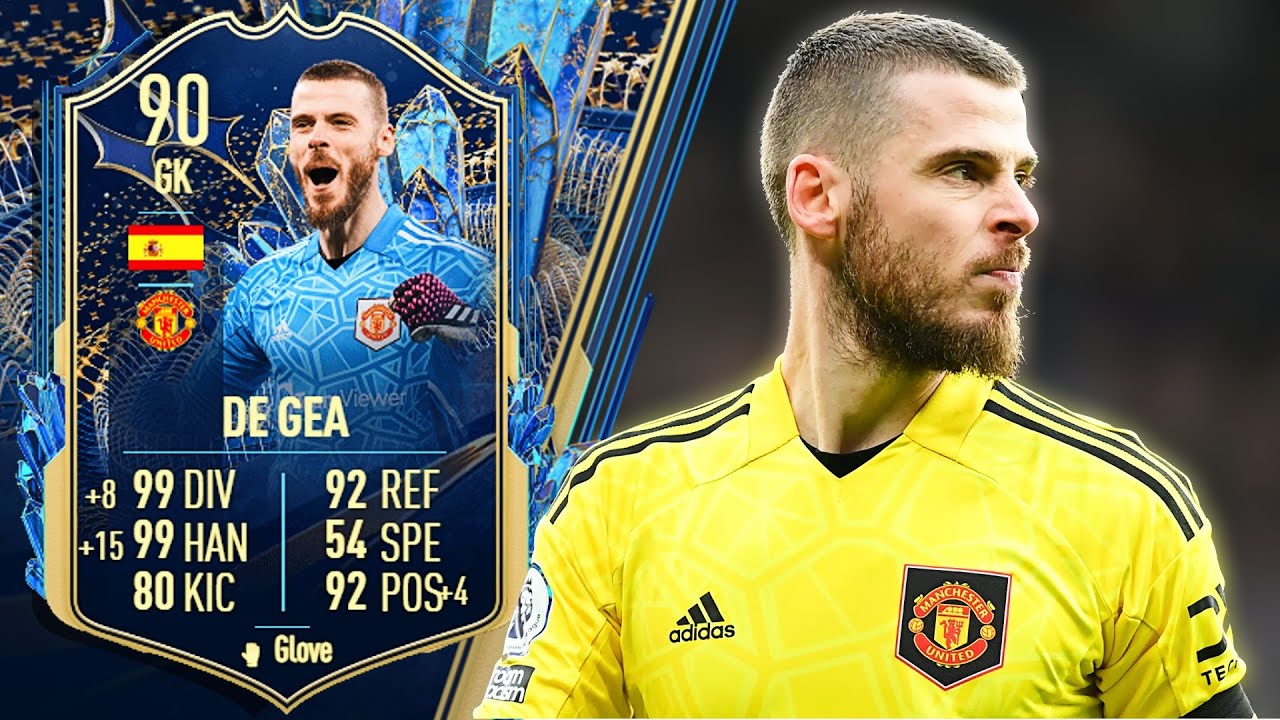 90 TEAM OF THE SEASON DE GEA PLAYER REVIEW FIFA 23 - YouTube