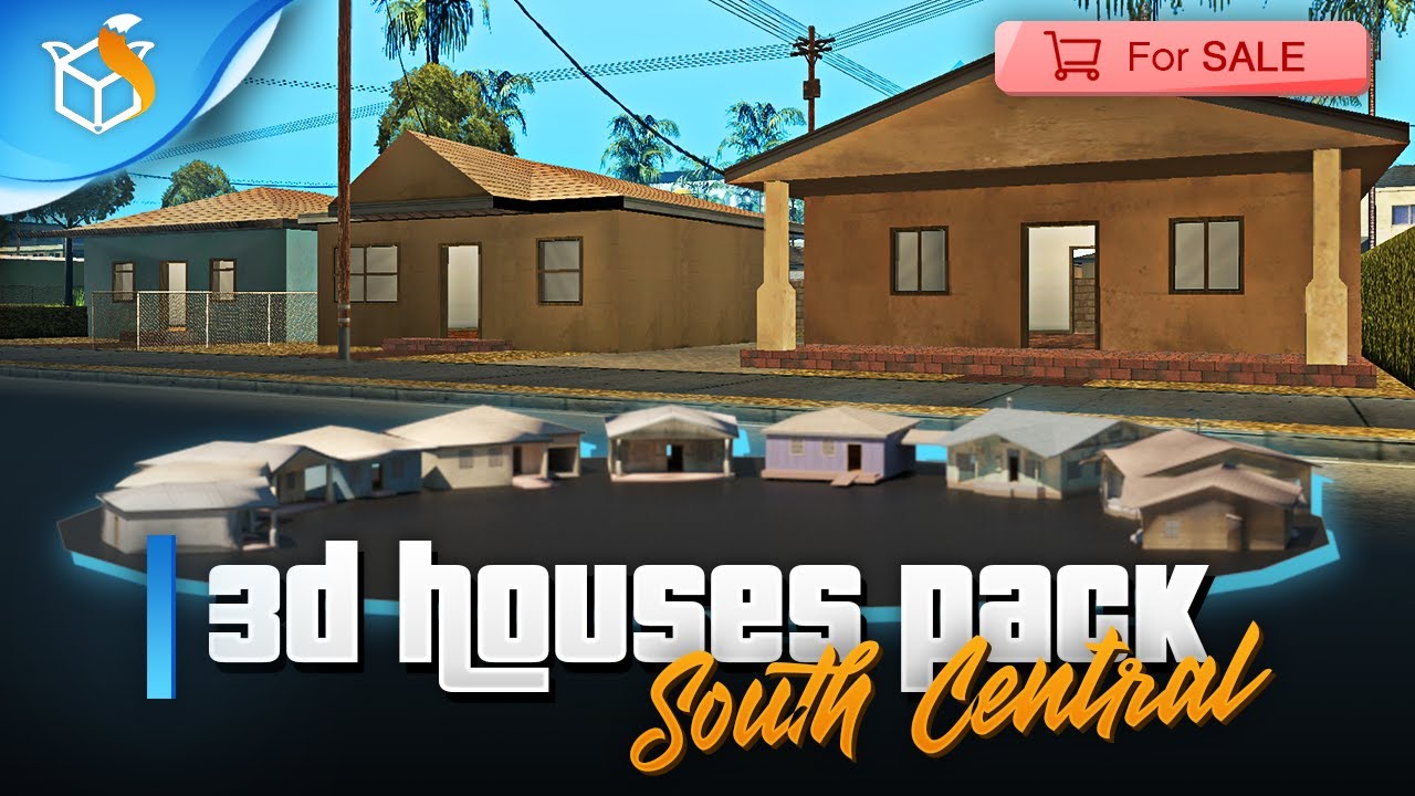 Modelowanie GTA SA (MTA) - 3D Houses Pack - South Central [#08] For ...