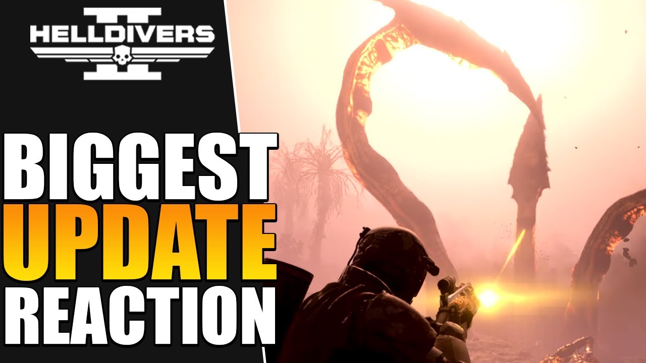 Helldivers 2 Biggest Update Reaction - YouTube