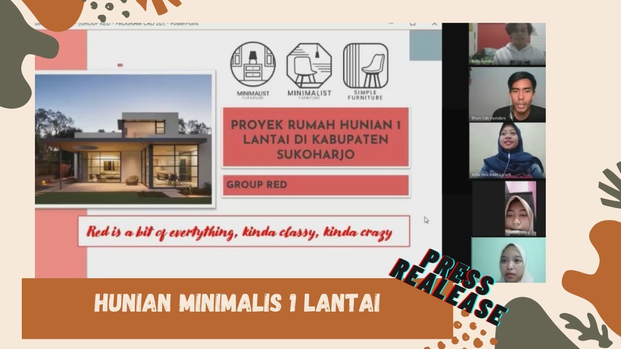 Proyek Rumah Hunian Minimalis, Perhitungan KDB, KLB, KDH, GSB ...