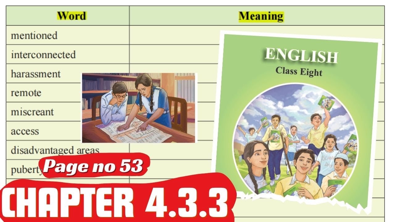 Class 8 English Chapter 4 3 3 Part 2 Page No 53 Table With class-8-english-chapter-4-3-3-part-2-page-no-53-table-with