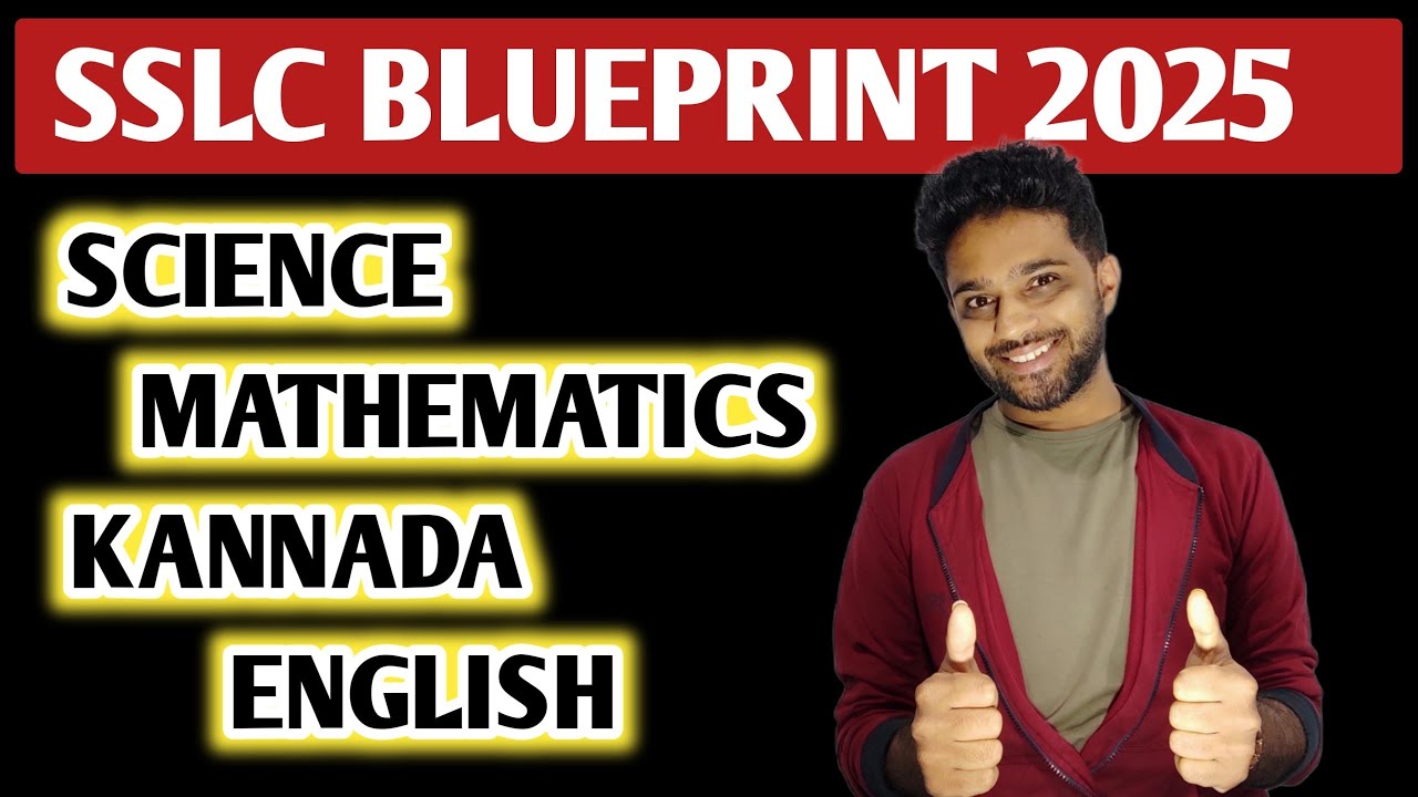 BLUEPRINT of SSLC exam 2025 in Karnataka | SSLC Science Mathematics ...
