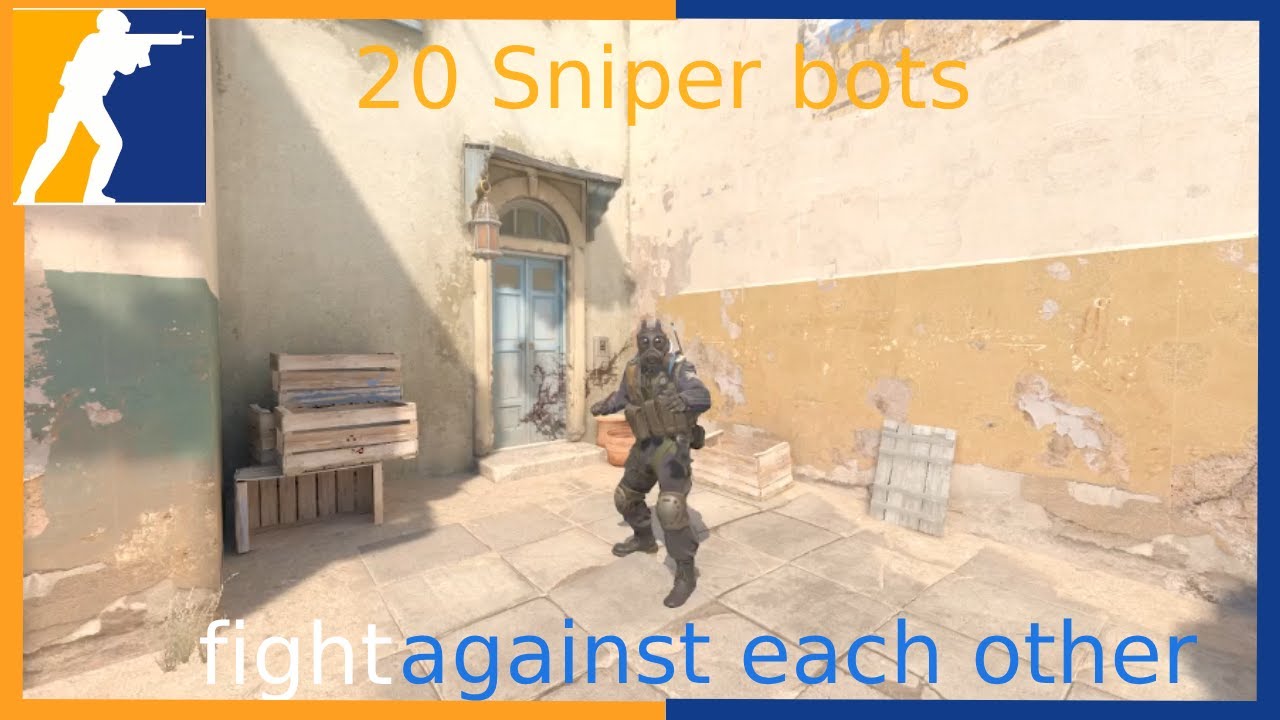 20 Snipers bots fight against each other | Counter strike 2 - YouTube