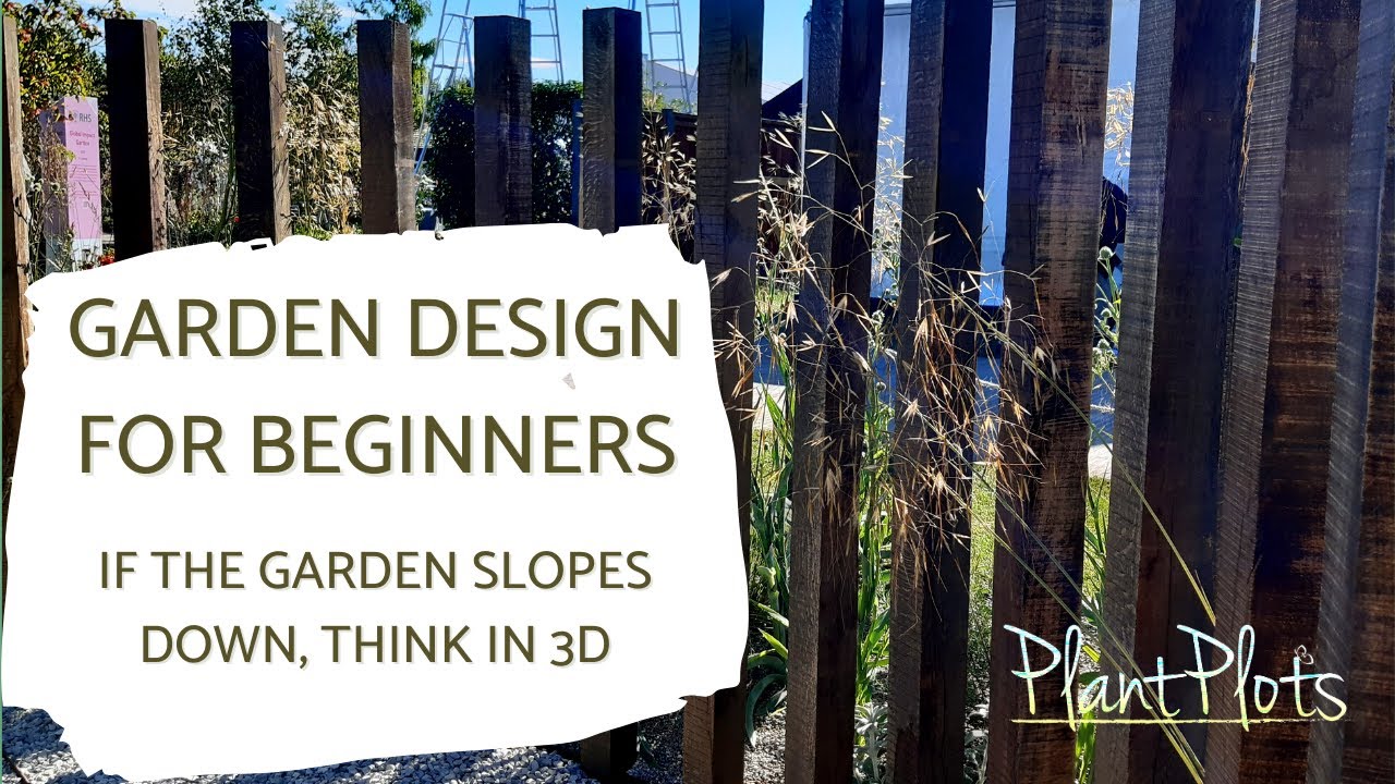 How to design a small garden that slopes downhill | Brilliantly Simple ...