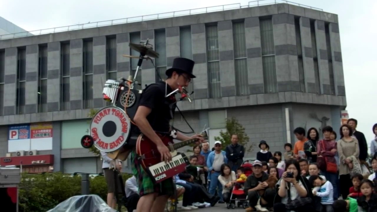 Funny Tombow the One man band Let it Be - YouTube