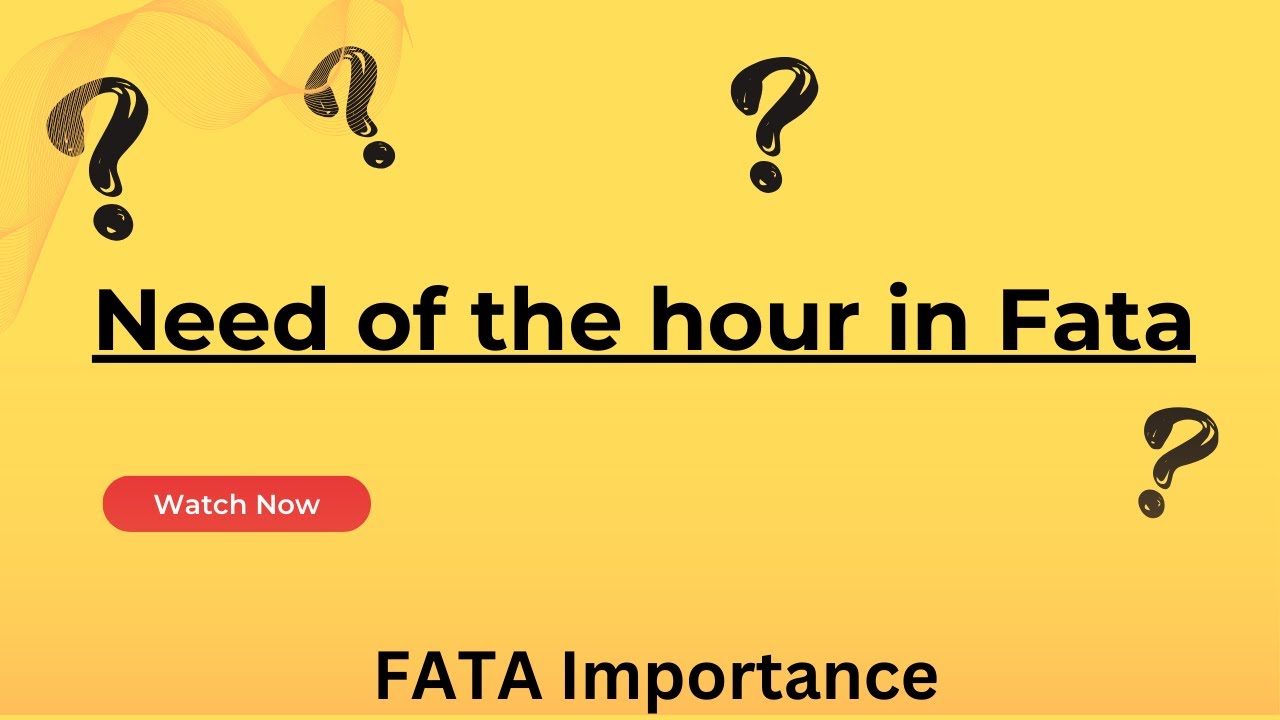 FATA| Importance of FATA for Pakistan| History of FATA - YouTube