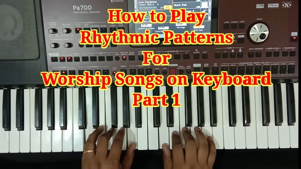 Rhythmic Patterns for Worship Songs | Part 1 | - YouTube