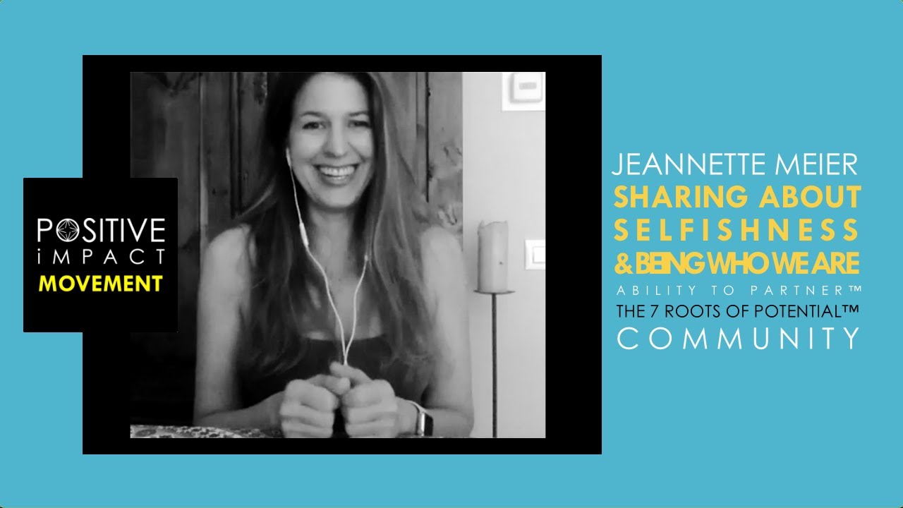 Jeannette Meier speaks about Ability to Partner™ with ourselves related ...