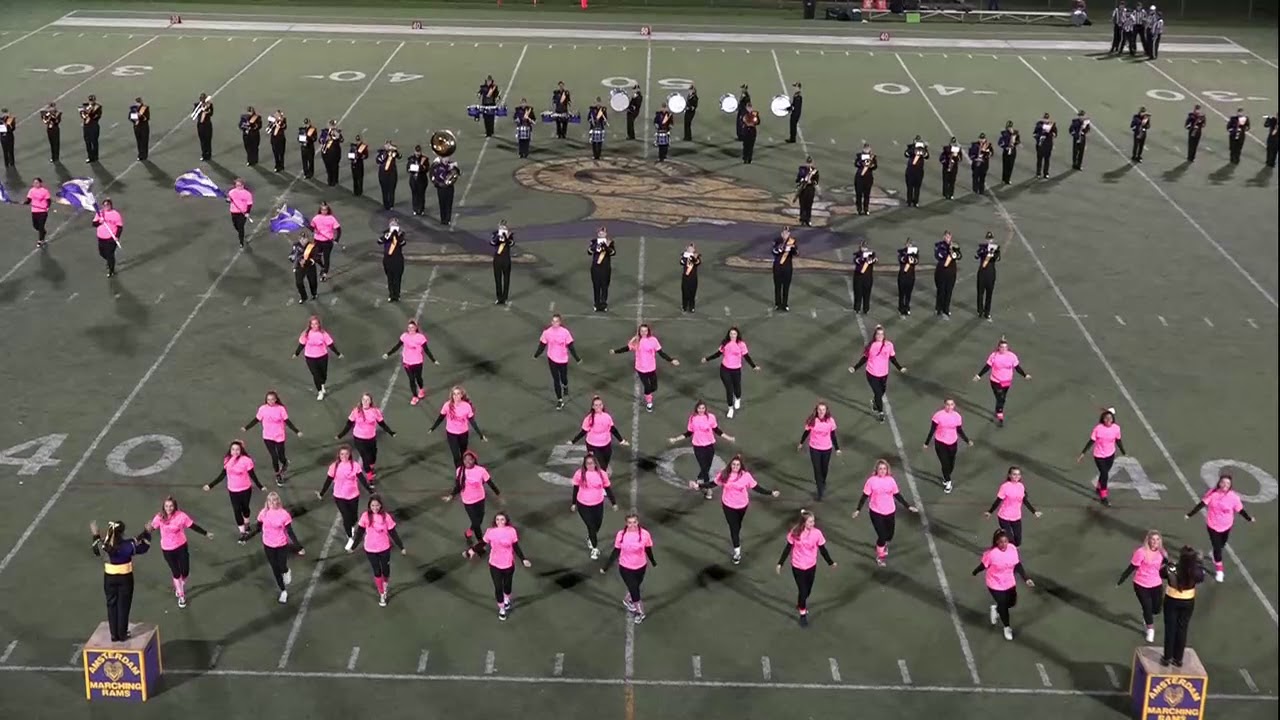 2018 AHS Marching Rams - Oct 12 - Half time - YouTube