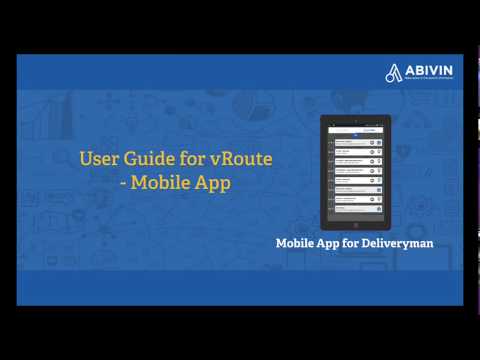 Transportation Management System Abivin vRoute - Mobile App Demo ...