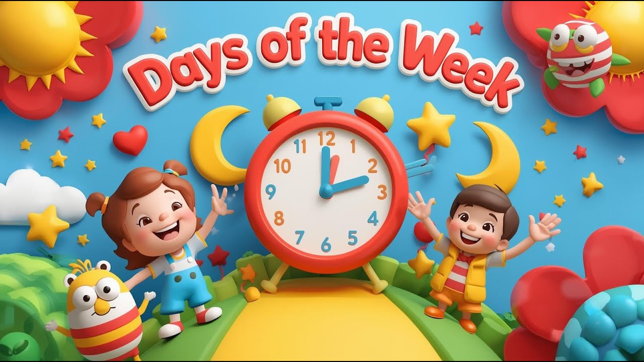 Days of the Week Song for Kids | 7 days in a week song | Fun Kids Song ...