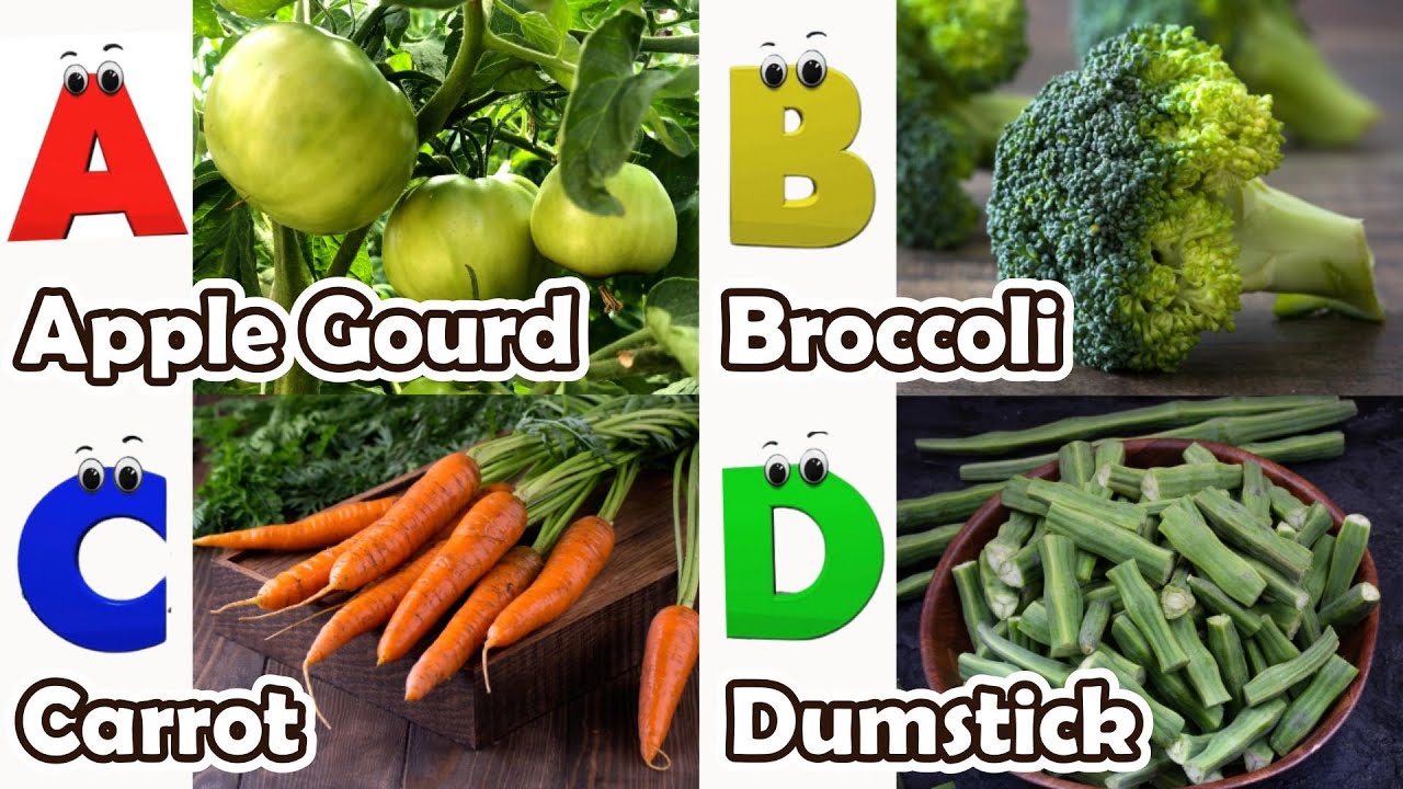 Vegetables ABC Song | Vegetables Alphabet Song | Phonics for Kids ...