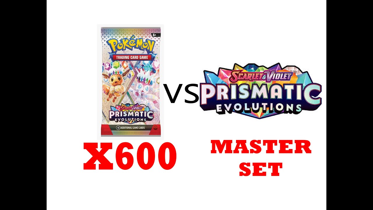 Master the Prismatic Evolutions master set or open 600 Prismatic ...
