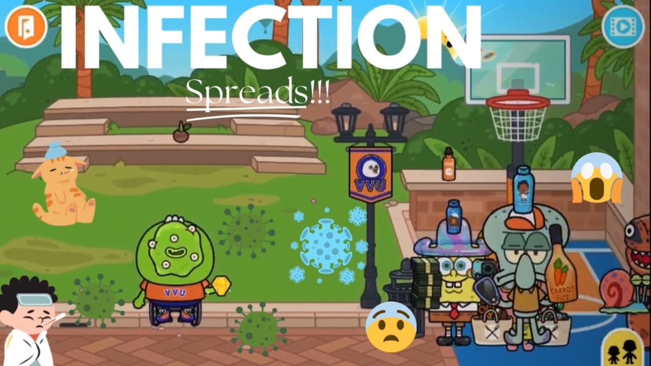 Infection spreads to SpongeBob and friends🤧🤒🦠 #89 #spongebobandfriends ...