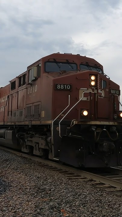 CP 8810 & CP 8791 lead CPKC 119 at Spence - YouTube