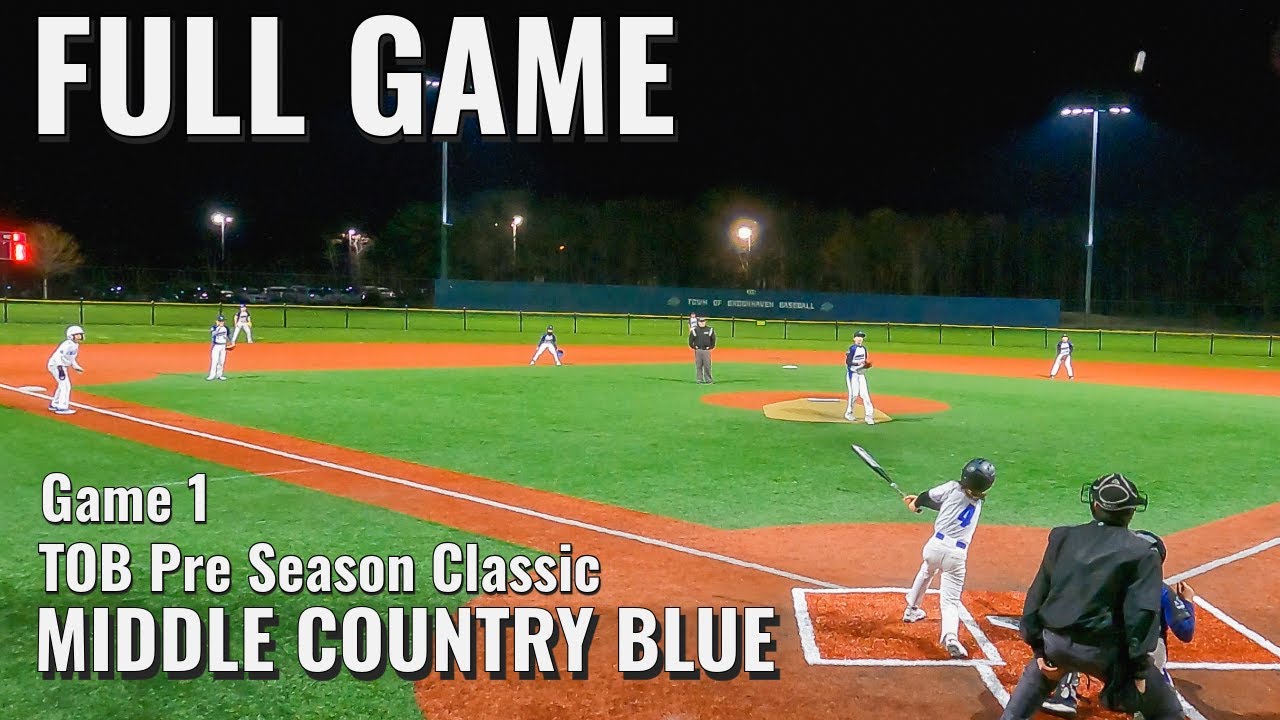 Full Game - Connor 12u Waves Baseball - Pre-Season Classic Game 1 vs ...