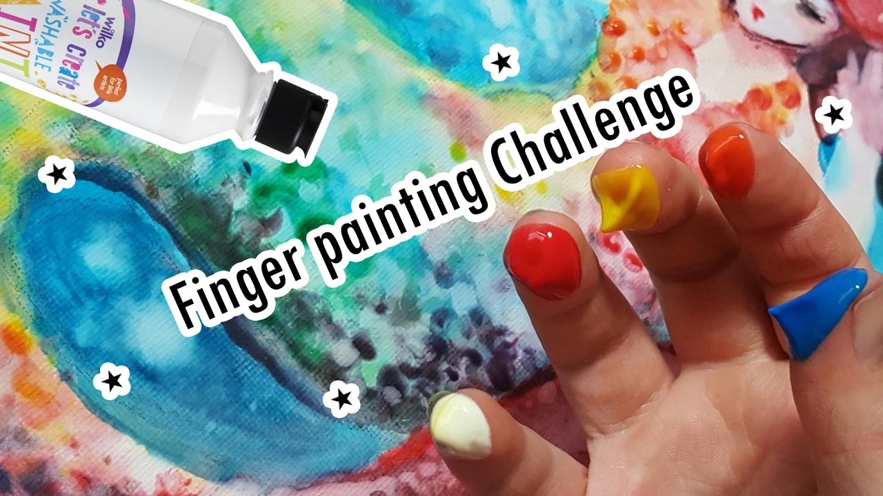 Finger Painting Challenge - YouTube