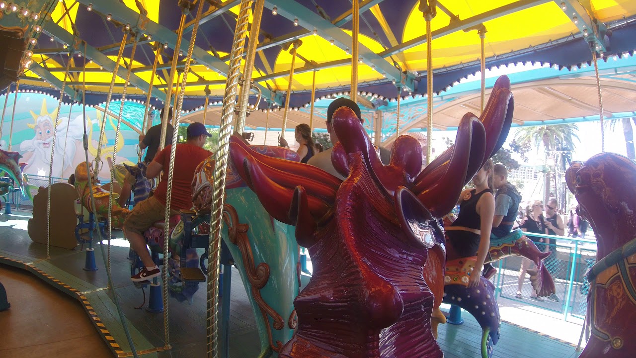 King Triton's Carousel of the Sea 4K/HD (On-Ride POV) at Disney's ...