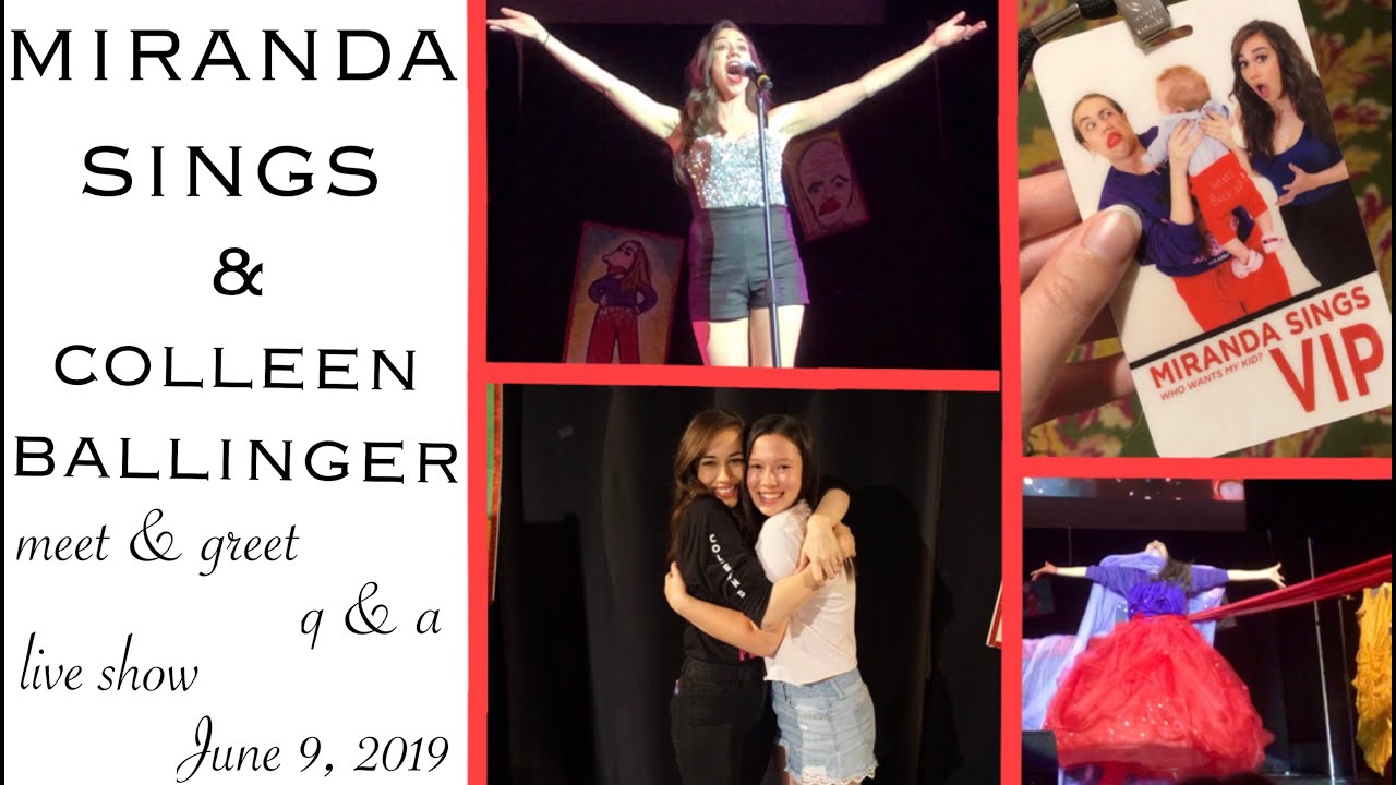Miranda Sings & Colleen Ballinger Live Show - Who Wants My Kid? | Vlog ...
