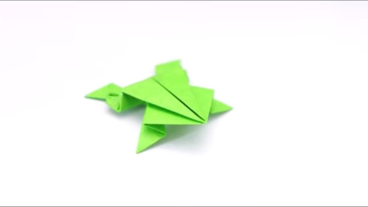 Cara Membuat Origami Hewan Kodok Dengan Mudah || Cara Membuat Origami ...