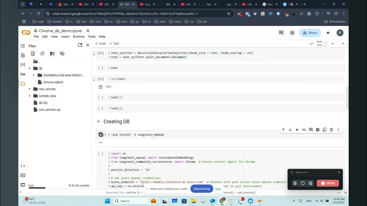 rag ai v1 | using Chroma DB - YouTube
