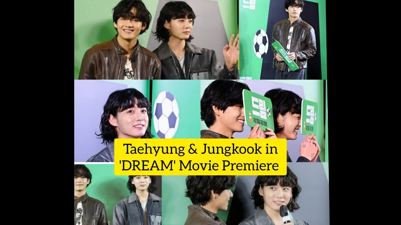 Taehyung & Jungkook in 'DREAM' VIP Premiere💜🔥 #Jungkook #Taehyung #BTS ...