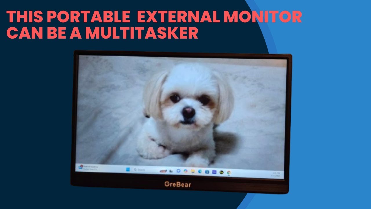 GreBear Portable Monitor for Gaming - YouTube