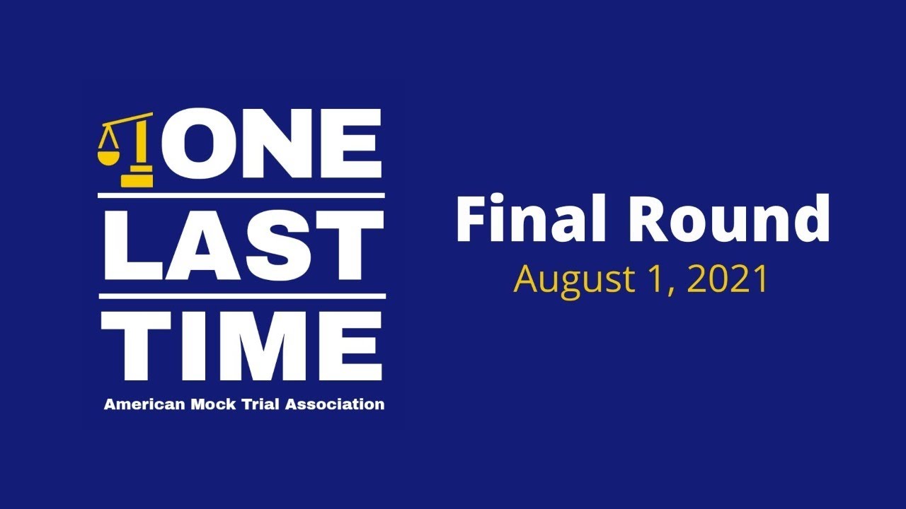 One Last Time 2021 - Final Round - YouTube