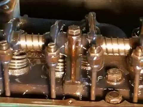 Valve Rocker Assembly Lubrication - 54 Chev PU - YouTube