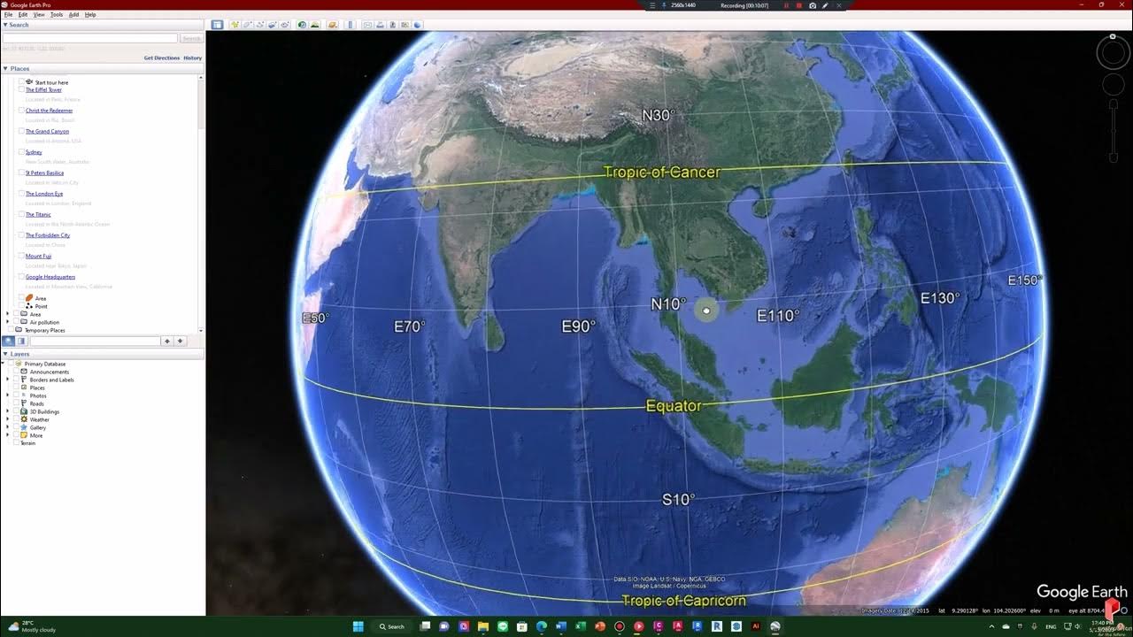 Civil 3D การส่งออกไฟล์ KML ไปยัง Google Earth - YouTube