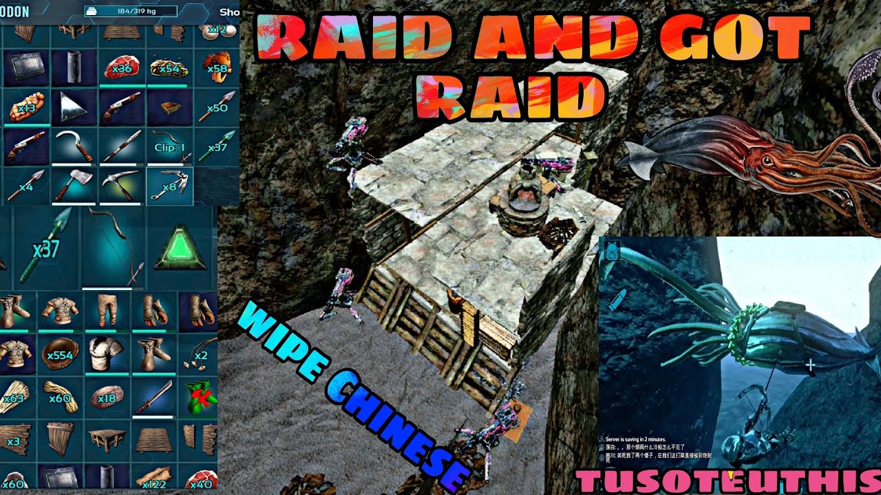 [ ARK MOBILE ] PVXC FAT KIT AND PVP SERVER RAID AND GOT RAID - YouTube