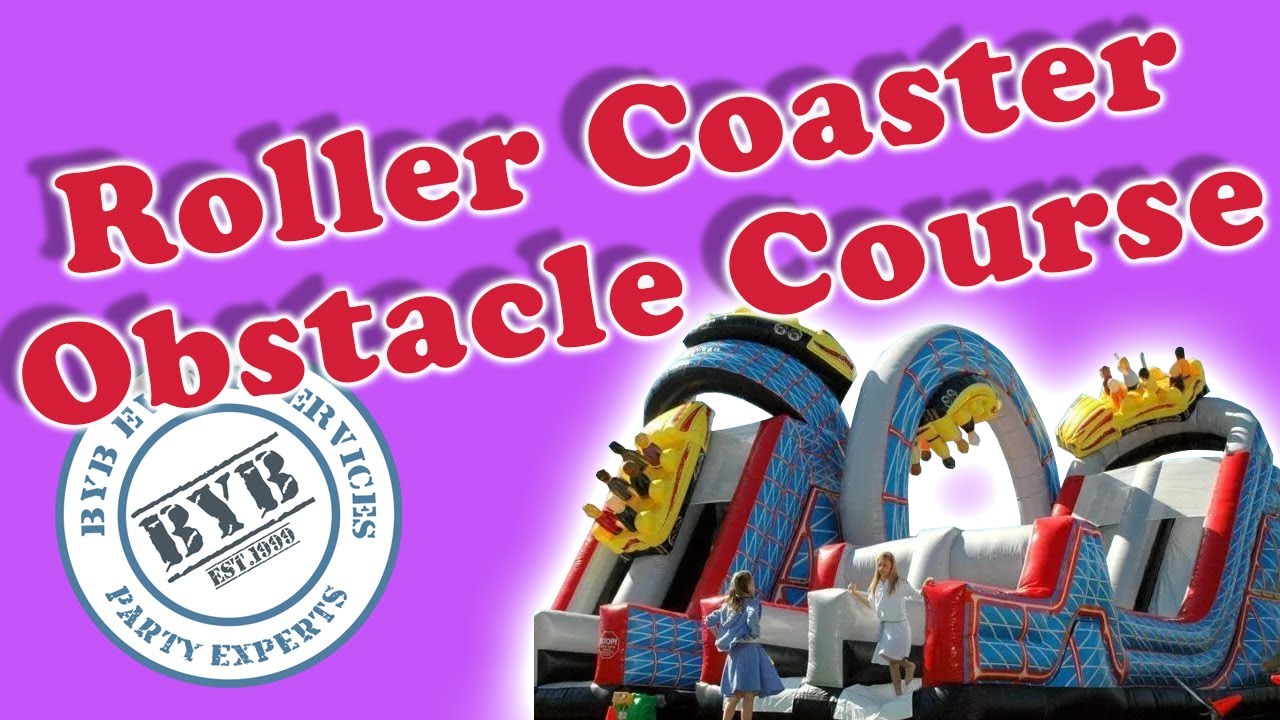 Roller Coaster Obstacle Course - YouTube