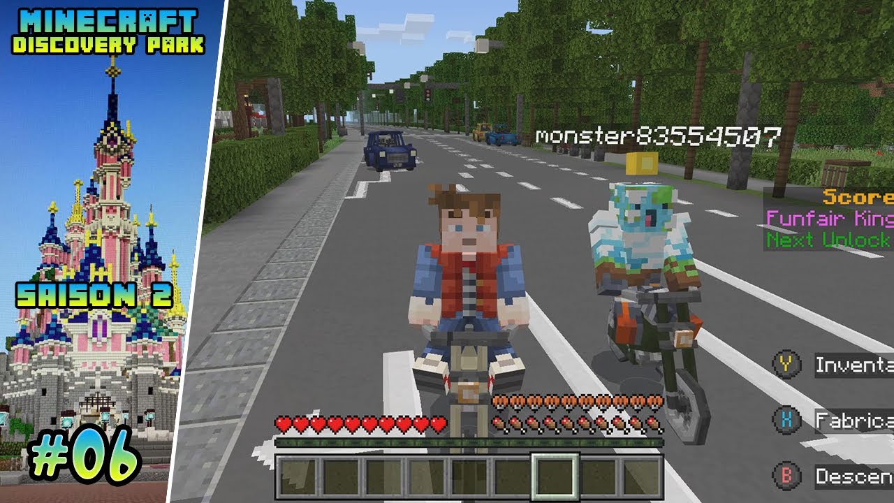 MINECRAFT DISCOVERY PARK : SAISON 2 - 06 : AMUSEMENT PARK N°2 - YouTube