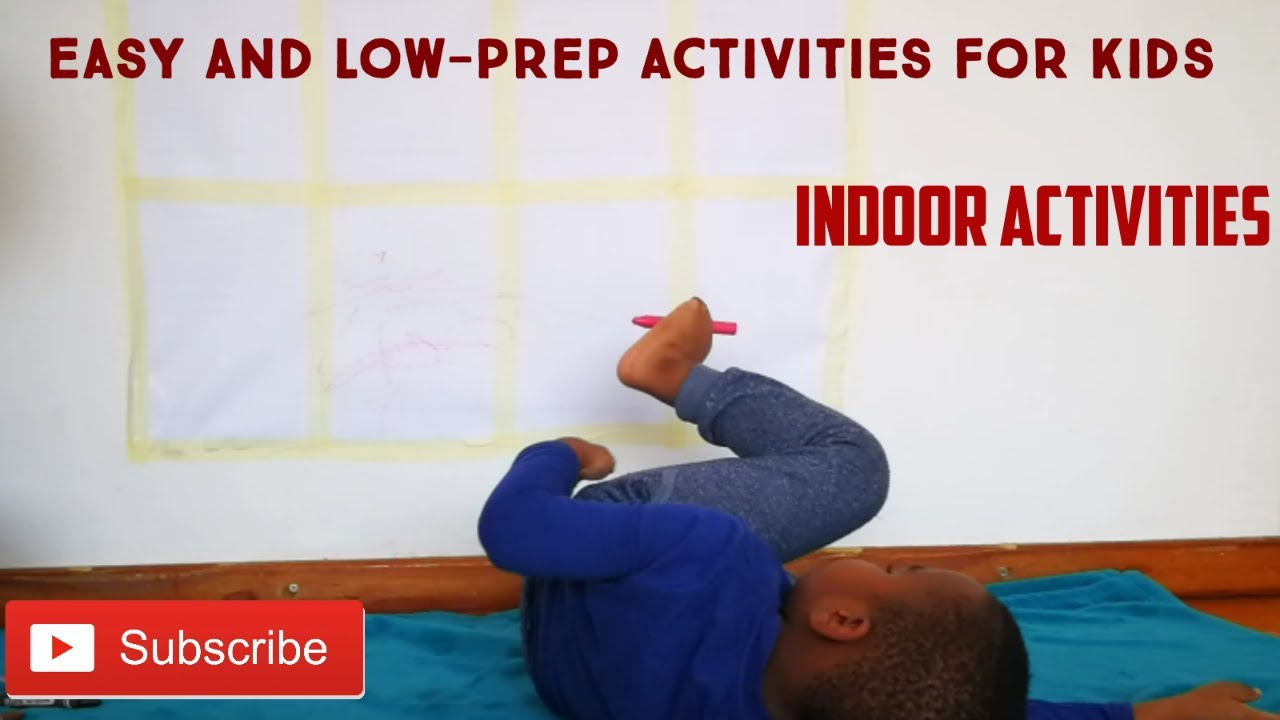 Quick, Low- Prep Kids Activities | Quarantine/Lockdown: Indoor ...