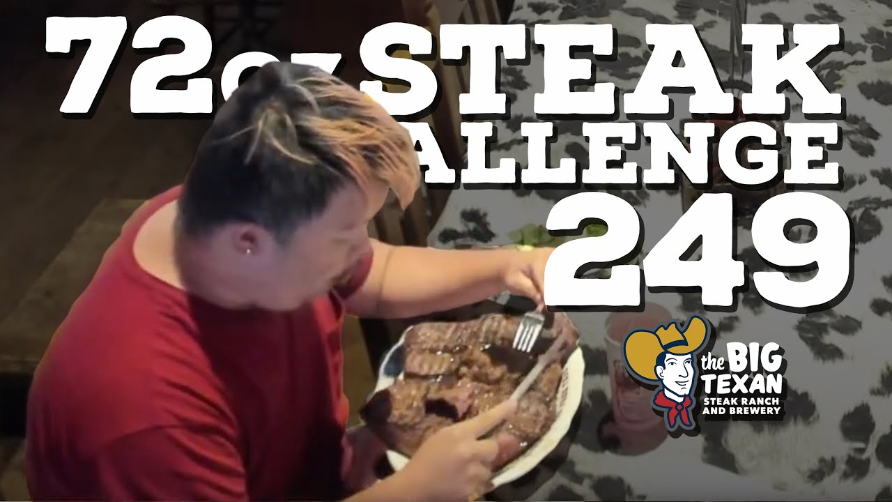 249 | 72oz Steak Challenge | Big Texan Live Stream - YouTube